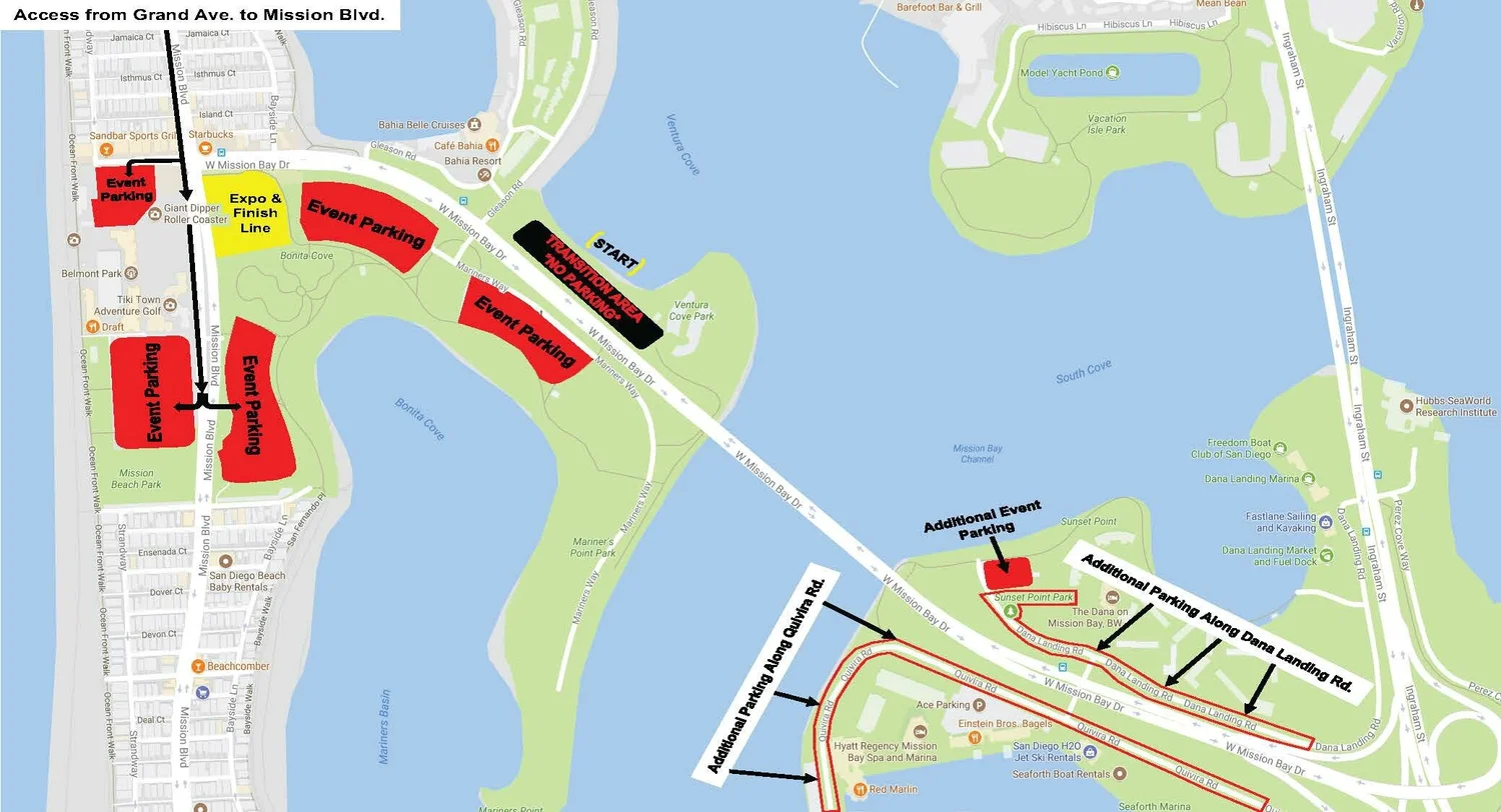 Parking — Mission Bay Triathlon