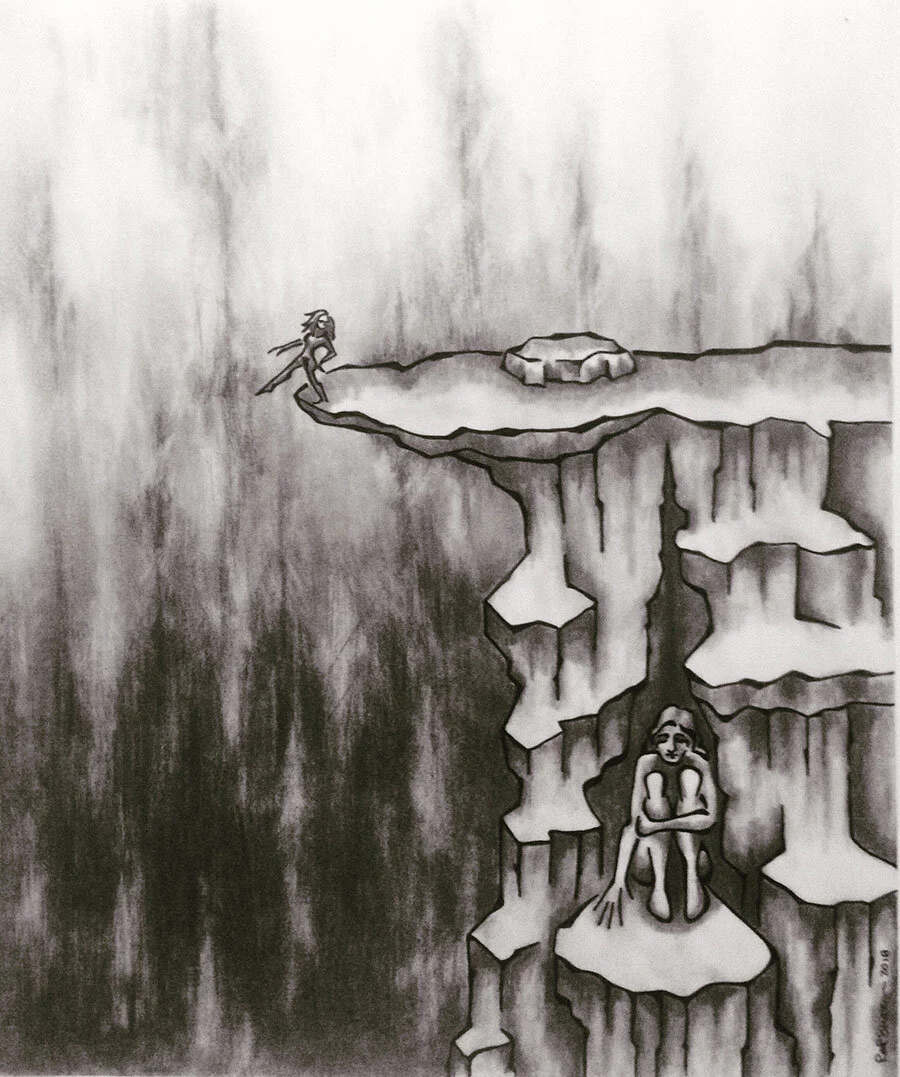 Precipice Drawing