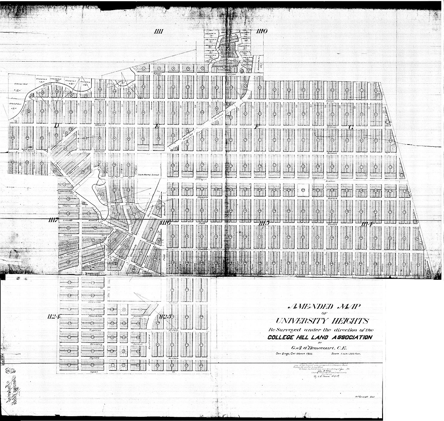 George A. d’Hemecourt: The Man Behind the Map — University Heights ...