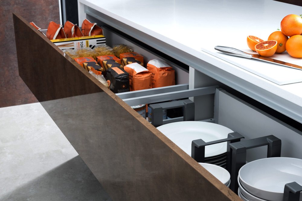 Storage Solutions | Contemporary Kitchens | Handleless Kitchens ...