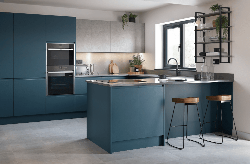 Slab Fronted Kitchen Doors Focus — Plum Kitchens