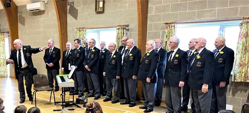 Risca Male Choir goes back to school — Risca Male Choir