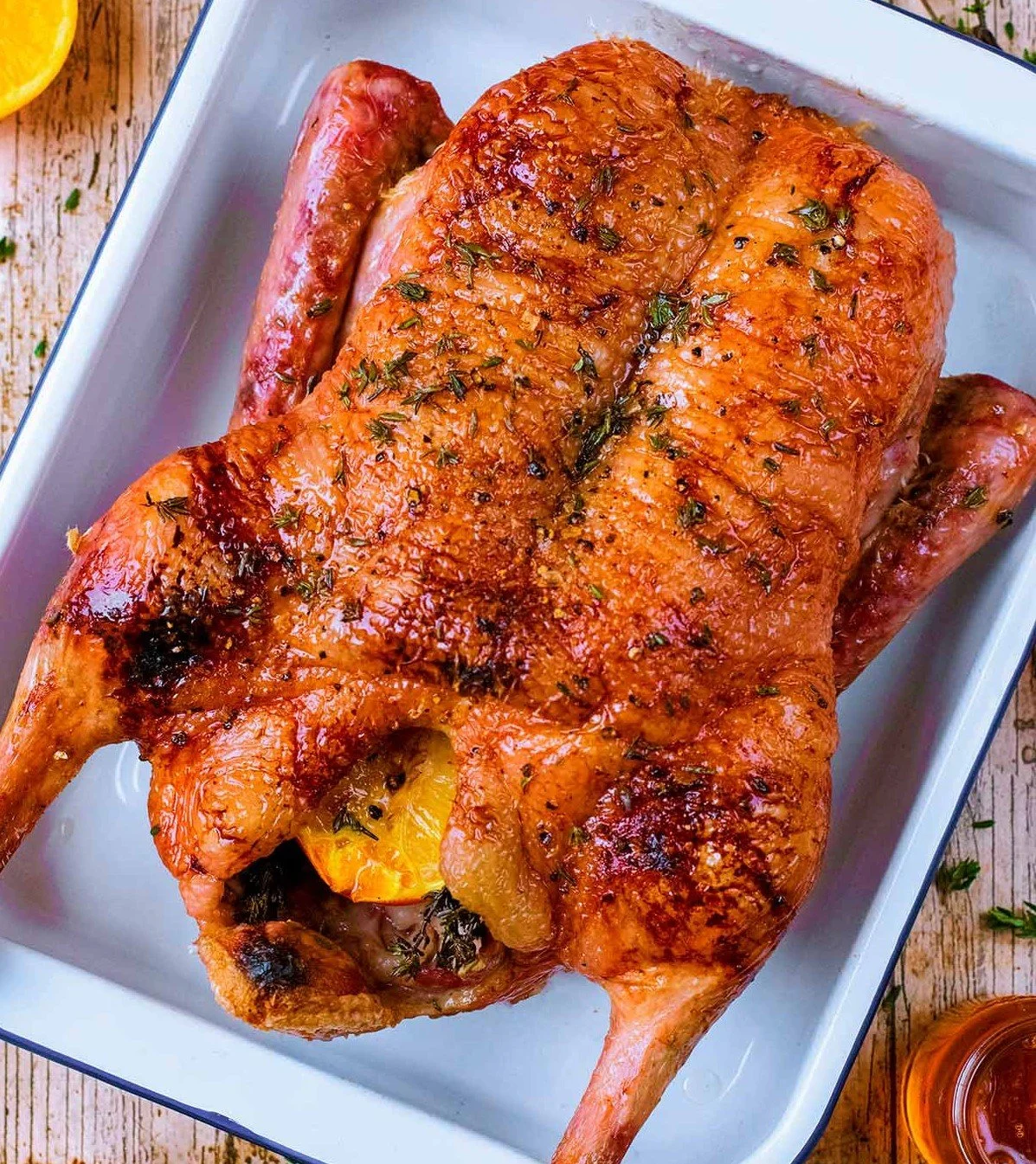 Slow Roasted Whole Duck — Schmoe Farm