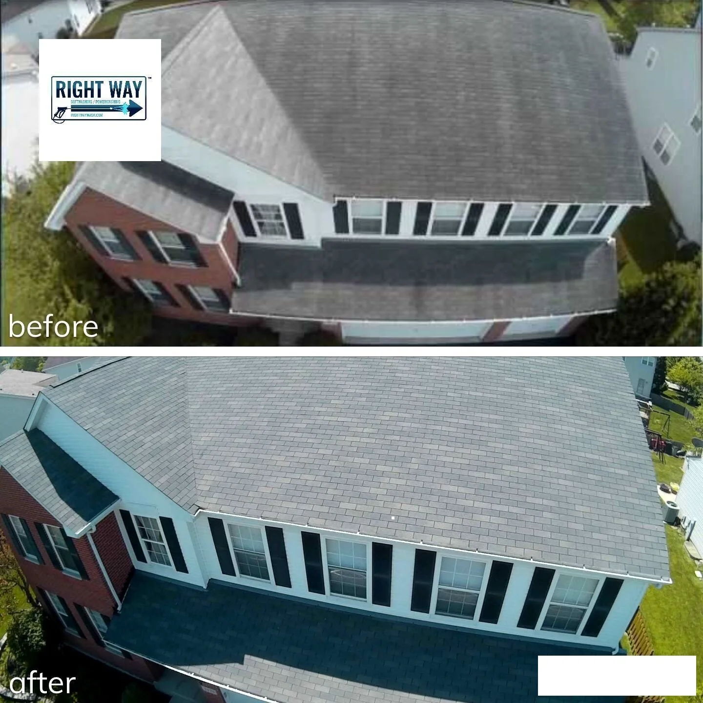 House SoftWash | Residential Services | Right Way | Power Washing, Soft ...