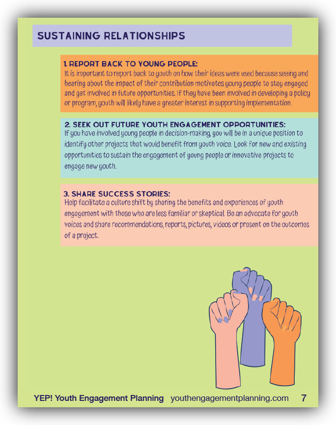 Best Practices — YEP! Youth Engagement Planning