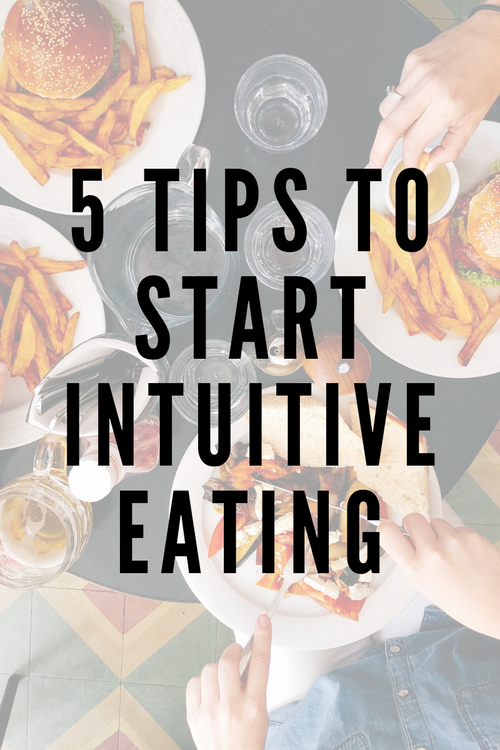 5 Tips to Start Intuitive Eating | NJ Virtual Dietitian | Intuitive ...