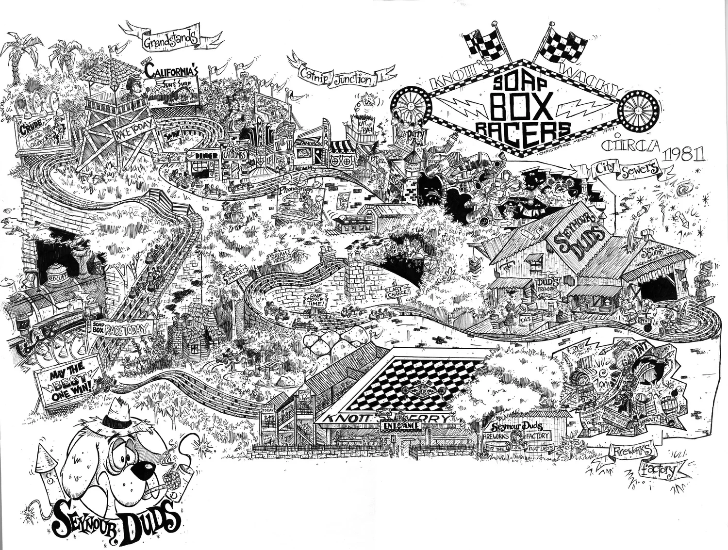 General 2 — Knott's Wacky Soap Box Racers. 44 years later.