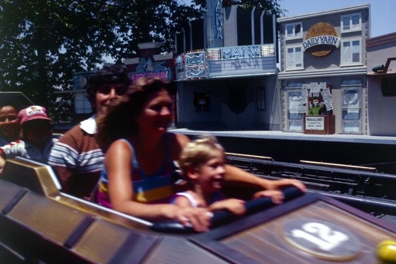 Knott's Wacky Soap Box Racers. 44 years later.