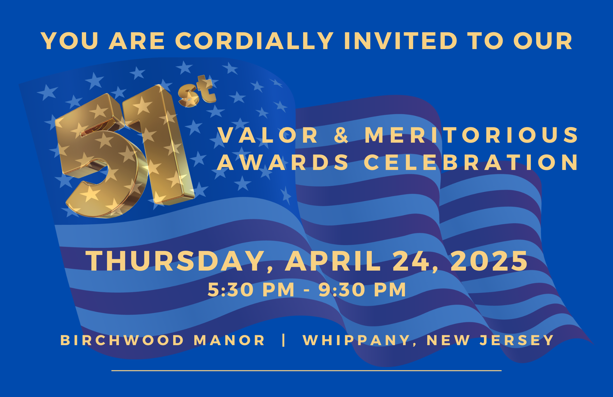 Valor & Meritorious Awards — 200 Club of Morris County