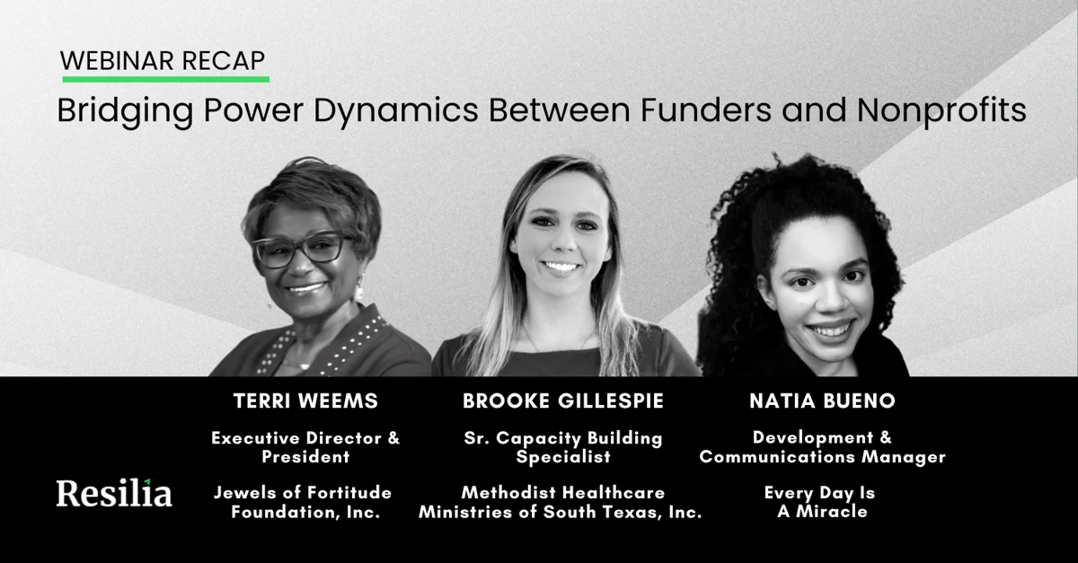 Bridging Power Dynamics Between Funders and Nonprofits — Resilia