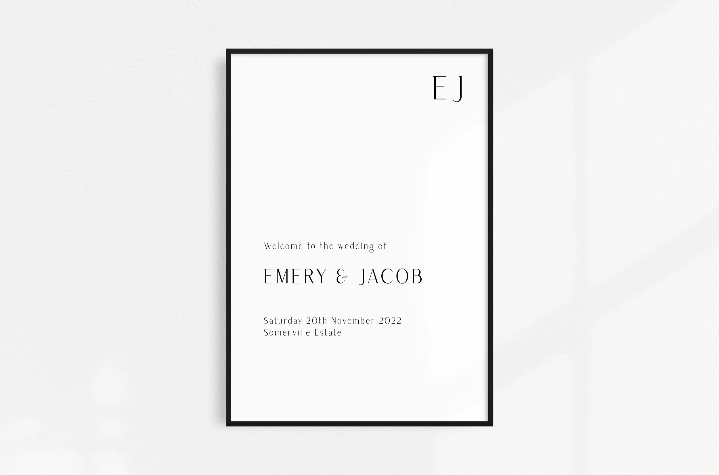 Modern Minimalist Invitation Suite — Mila & May