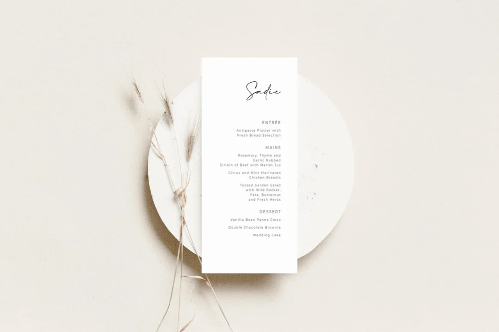 Choose Your Wedding Stationery Suite — Mila & May