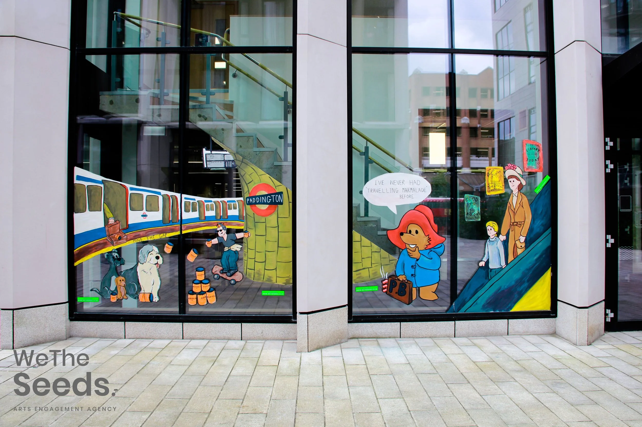 WeTheSeeds: Creative Art Agency | London, UK - Window Art Advertising I ...
