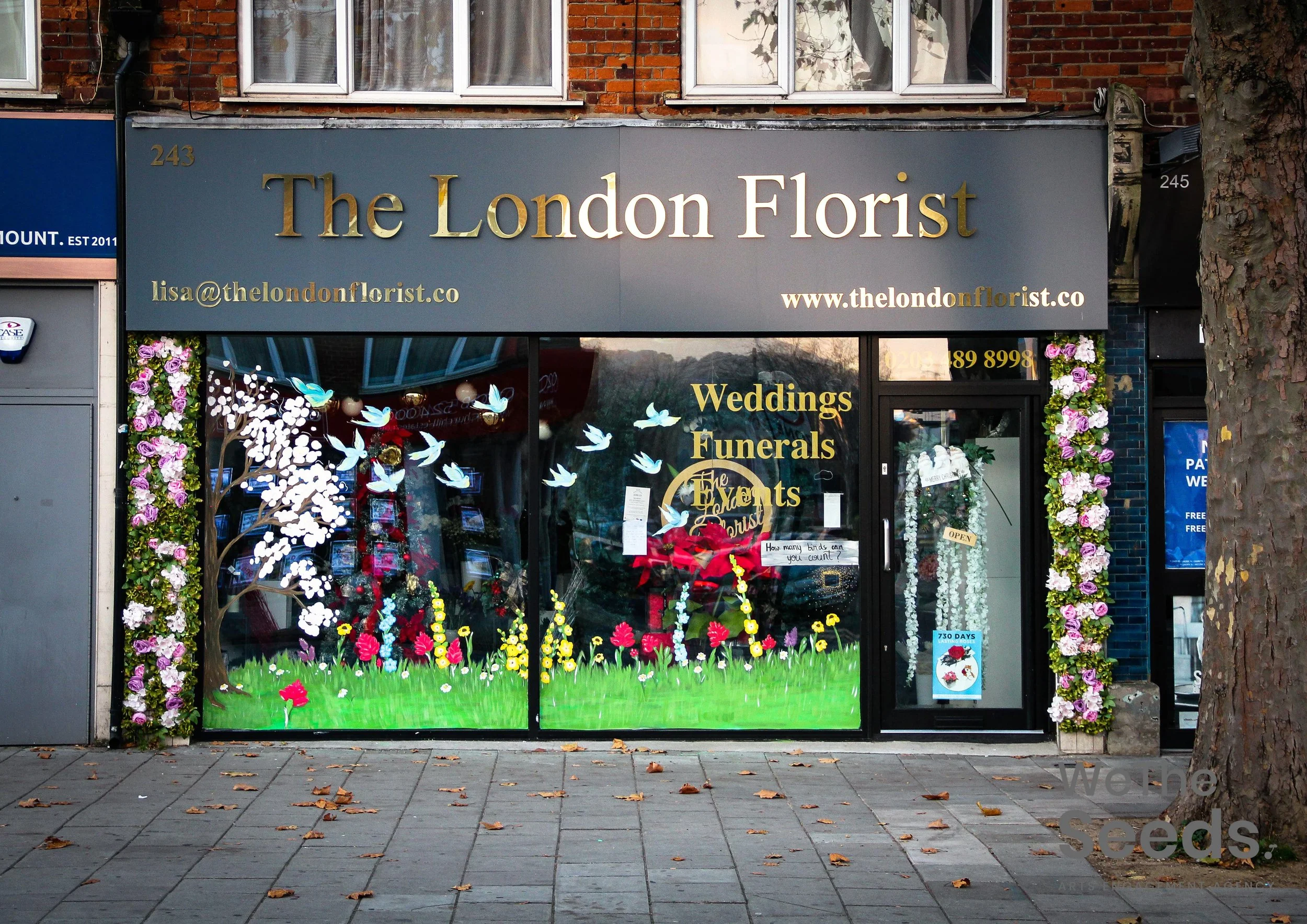 WeTheSeeds: Creative Art Agency | London, UK - Window Art Advertising I ...