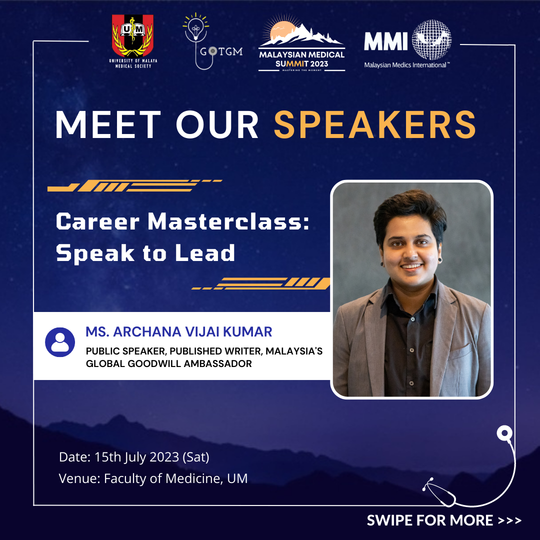 Meet Our Speakers — Malaysian Medics International (MMI)