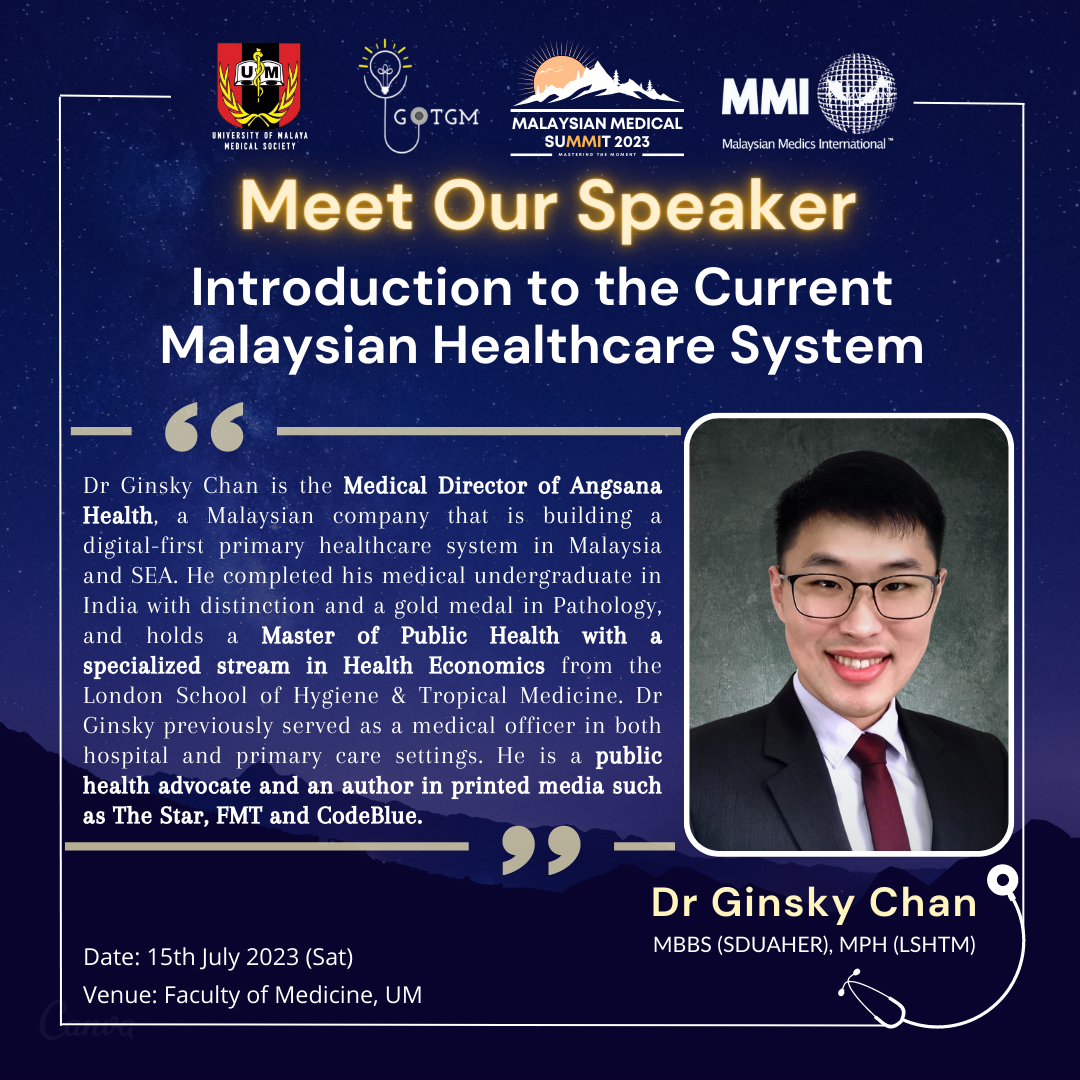 Meet Our Speakers — Malaysian Medics International (MMI)