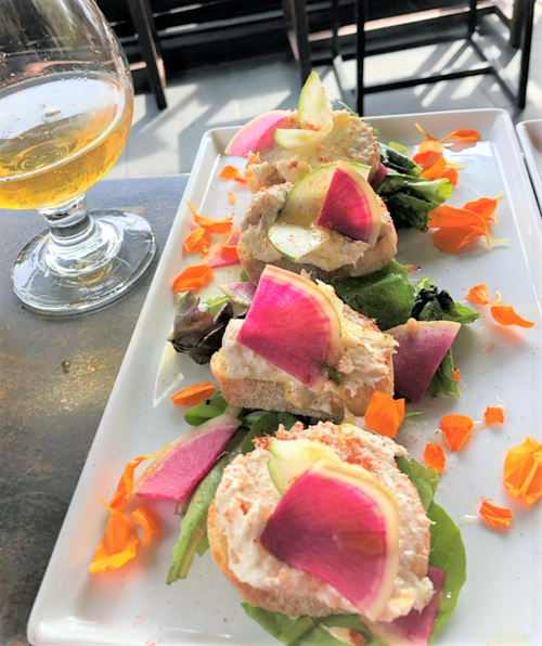 Smoked Whitefish Salad on Crostini Recipe — Chef Denise
