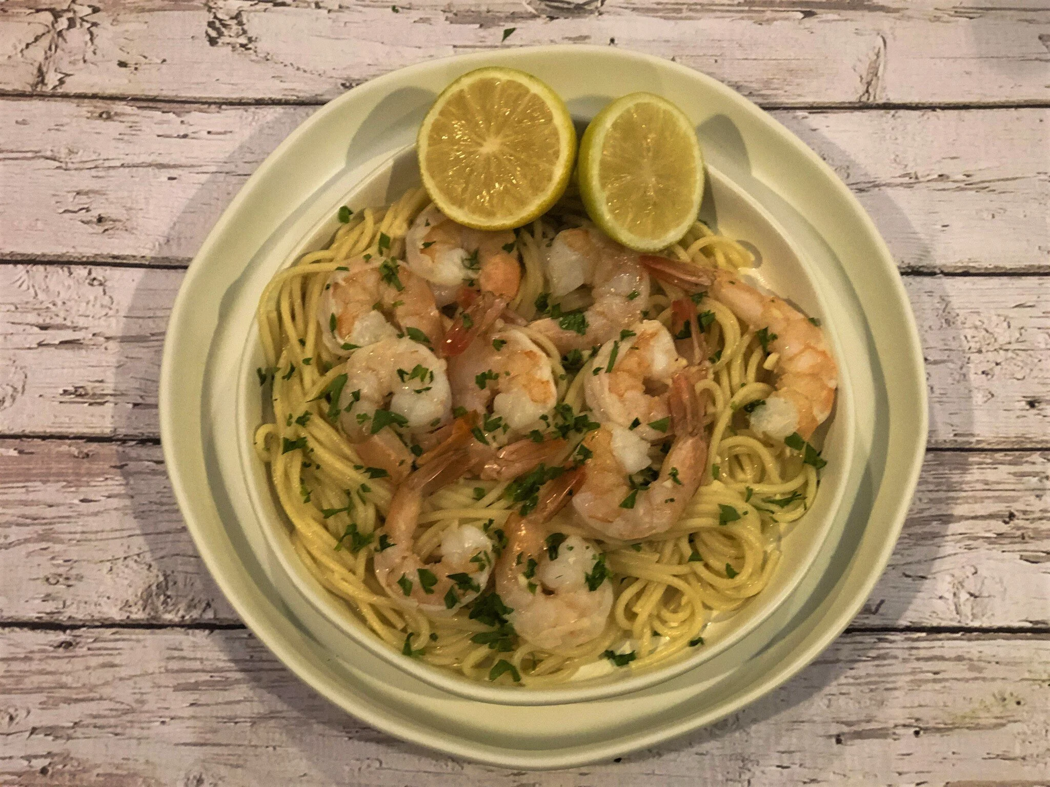 Skinny Shrimp Scampi — Chef Denise