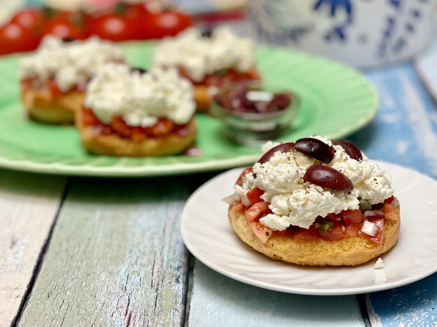 Cretan Dakos Salad: Easy Greek Bruschetta Recipe — Chef Denise