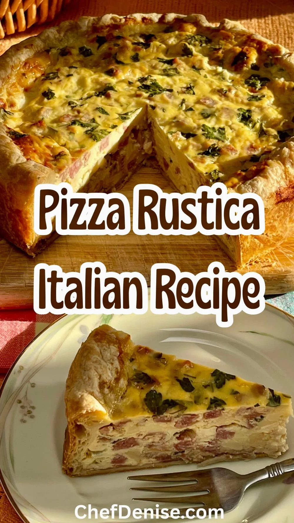 Pizza Rustica (Pizzagaina): Italian Easter Meat Pie — Chef Denise