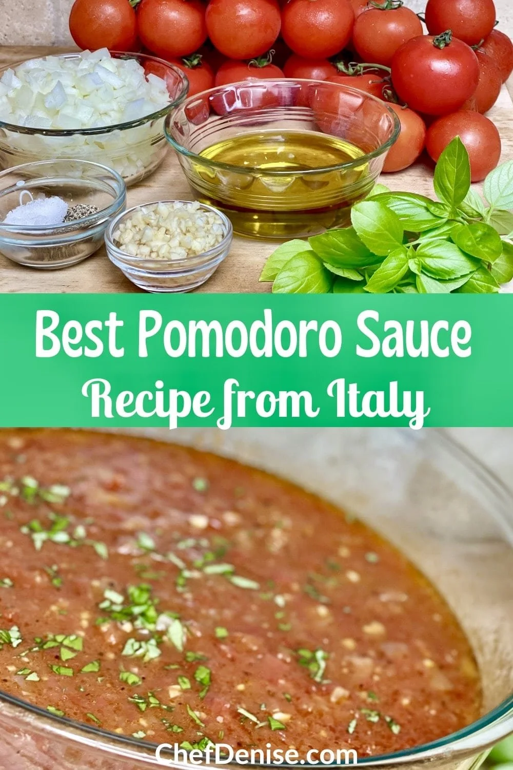 Authentic Pomodoro Sauce Recipe Straight From Italy — Chef Denise