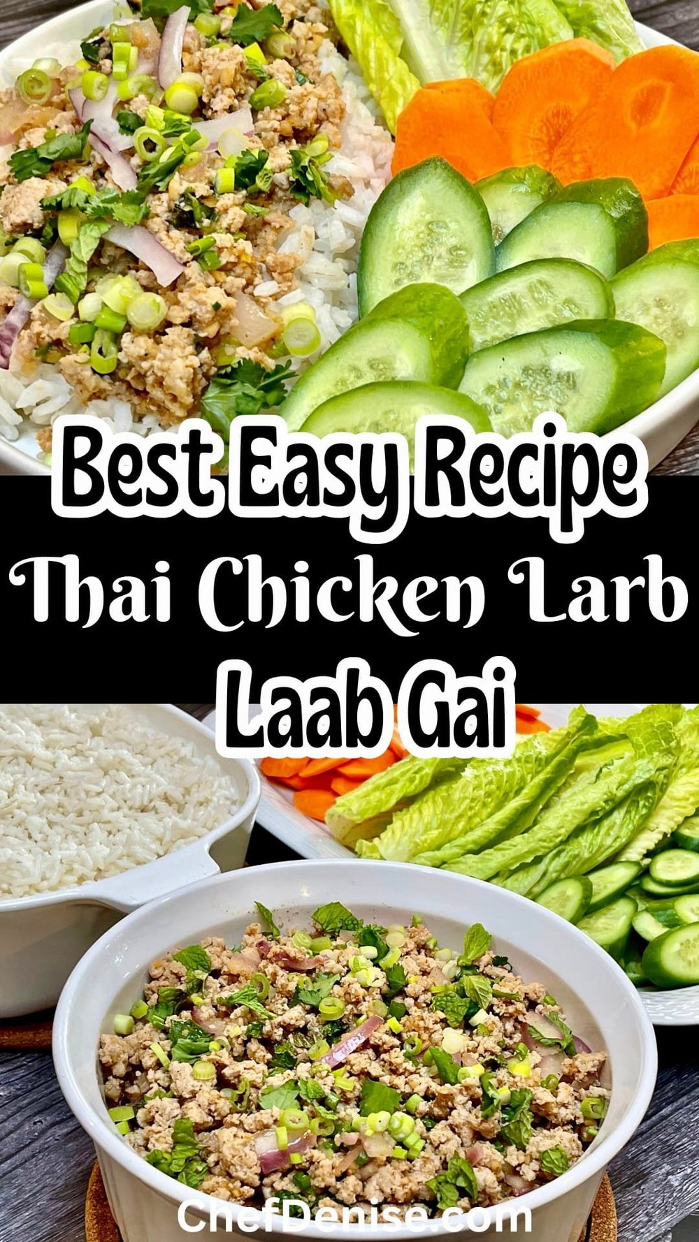 Chicken Larb: Quick & Easy Thai Laab Gai Recipe — Chef Denise