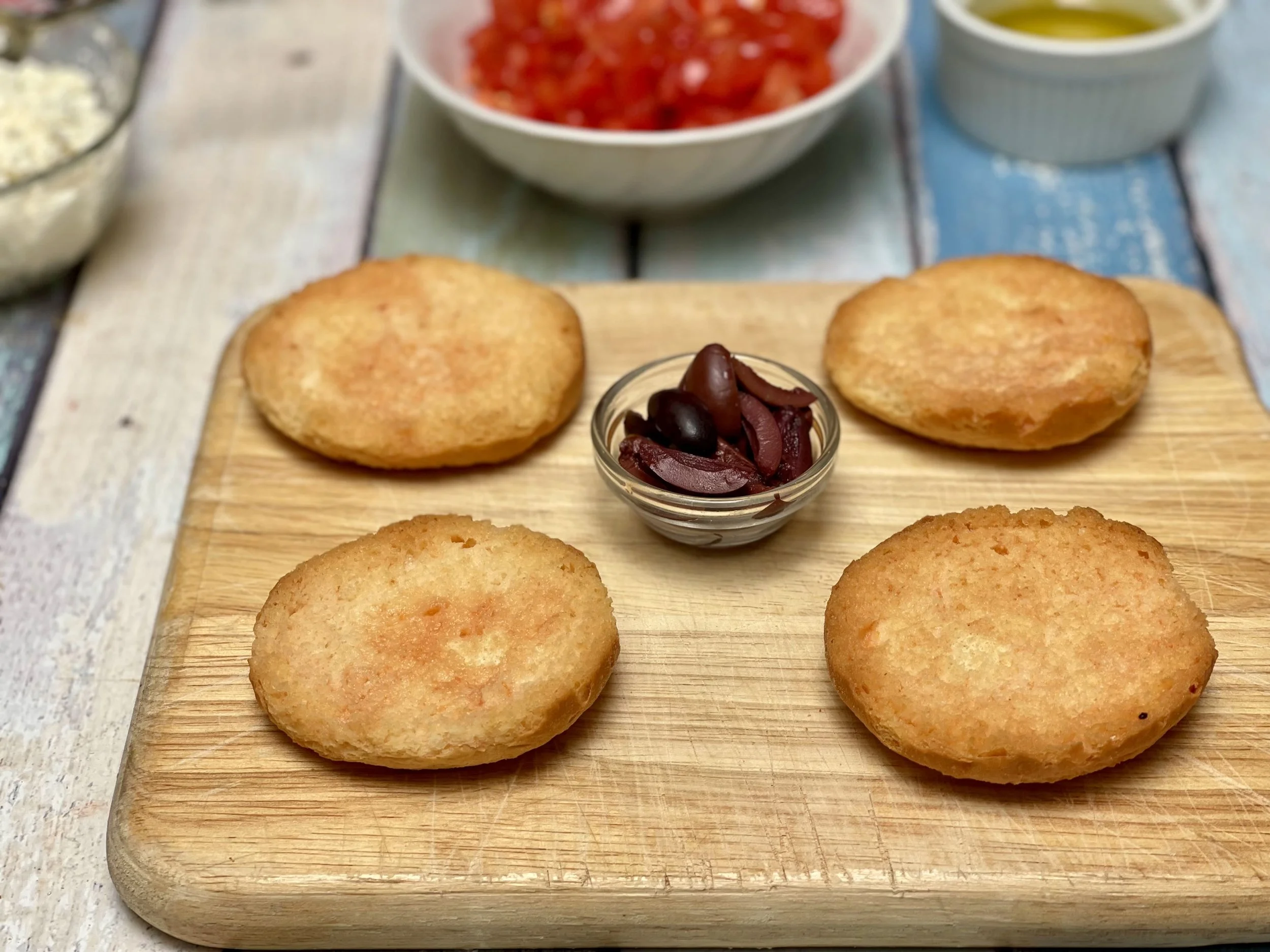 Cretan Dakos Salad: Easy Greek Bruschetta Recipe — Chef Denise