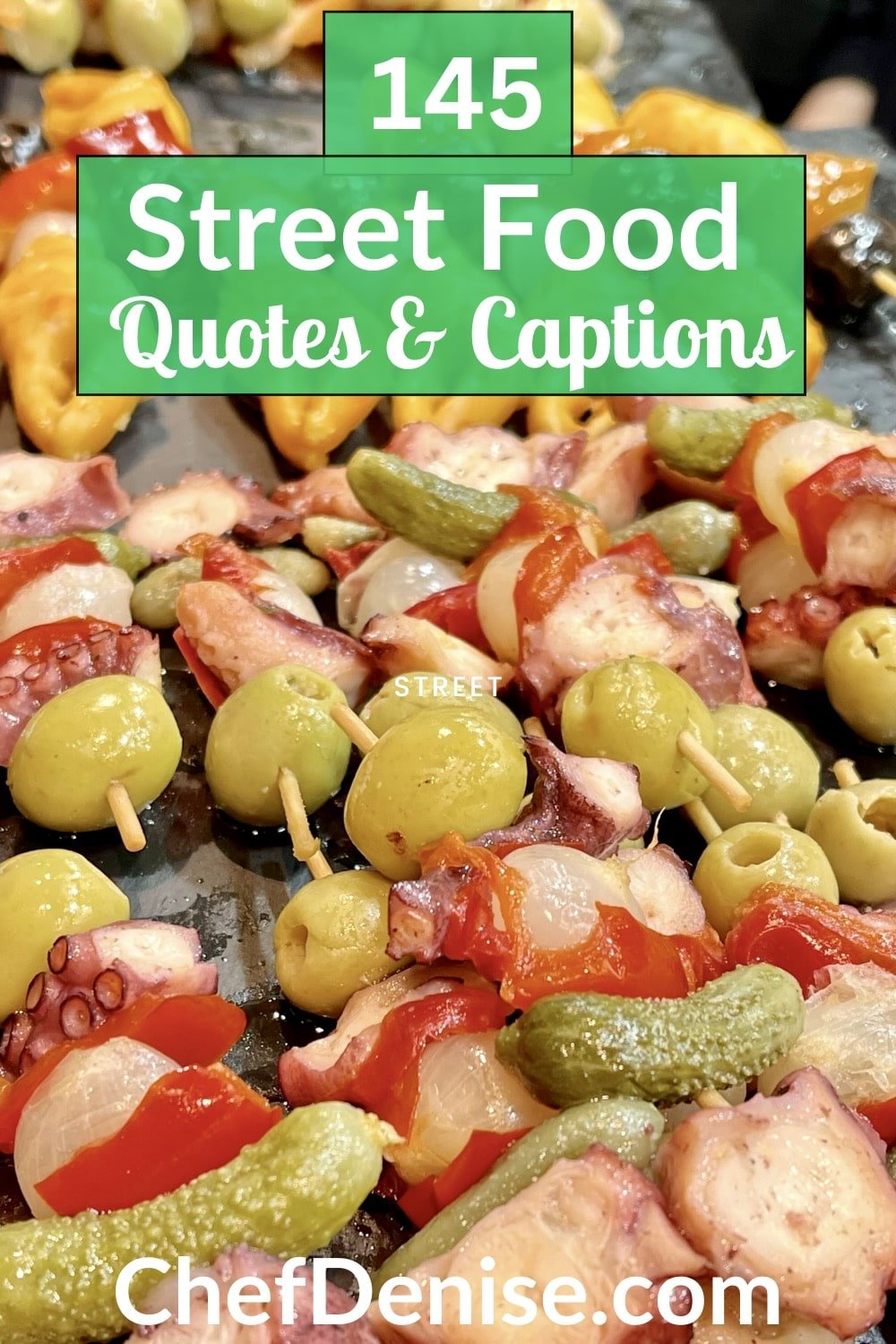 145 Fun Street Food Quotes & Instagram Captions — Chef Denise
