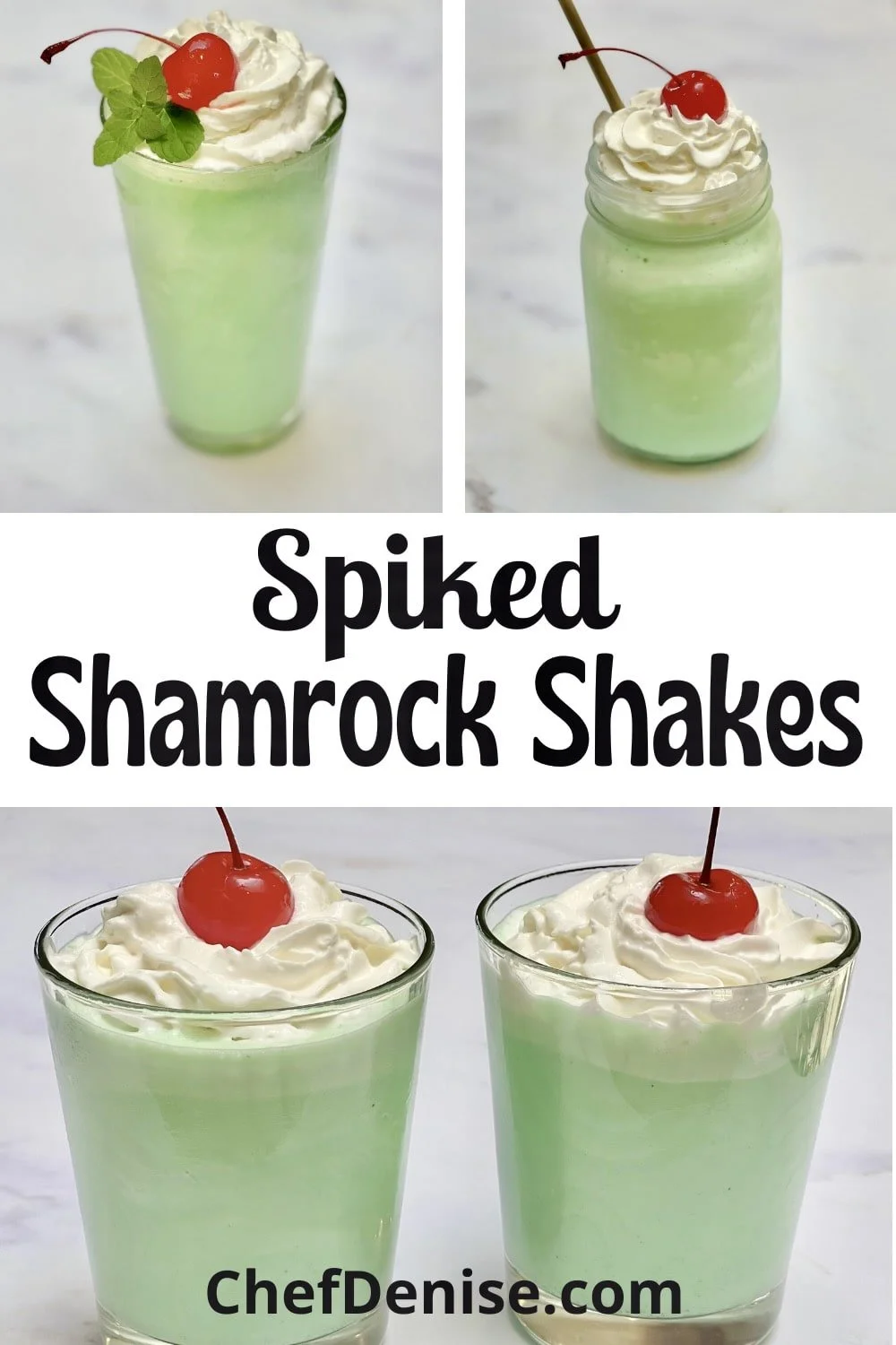 How To Make a Homemade Shamrock Shake & Spike It — Chef Denise