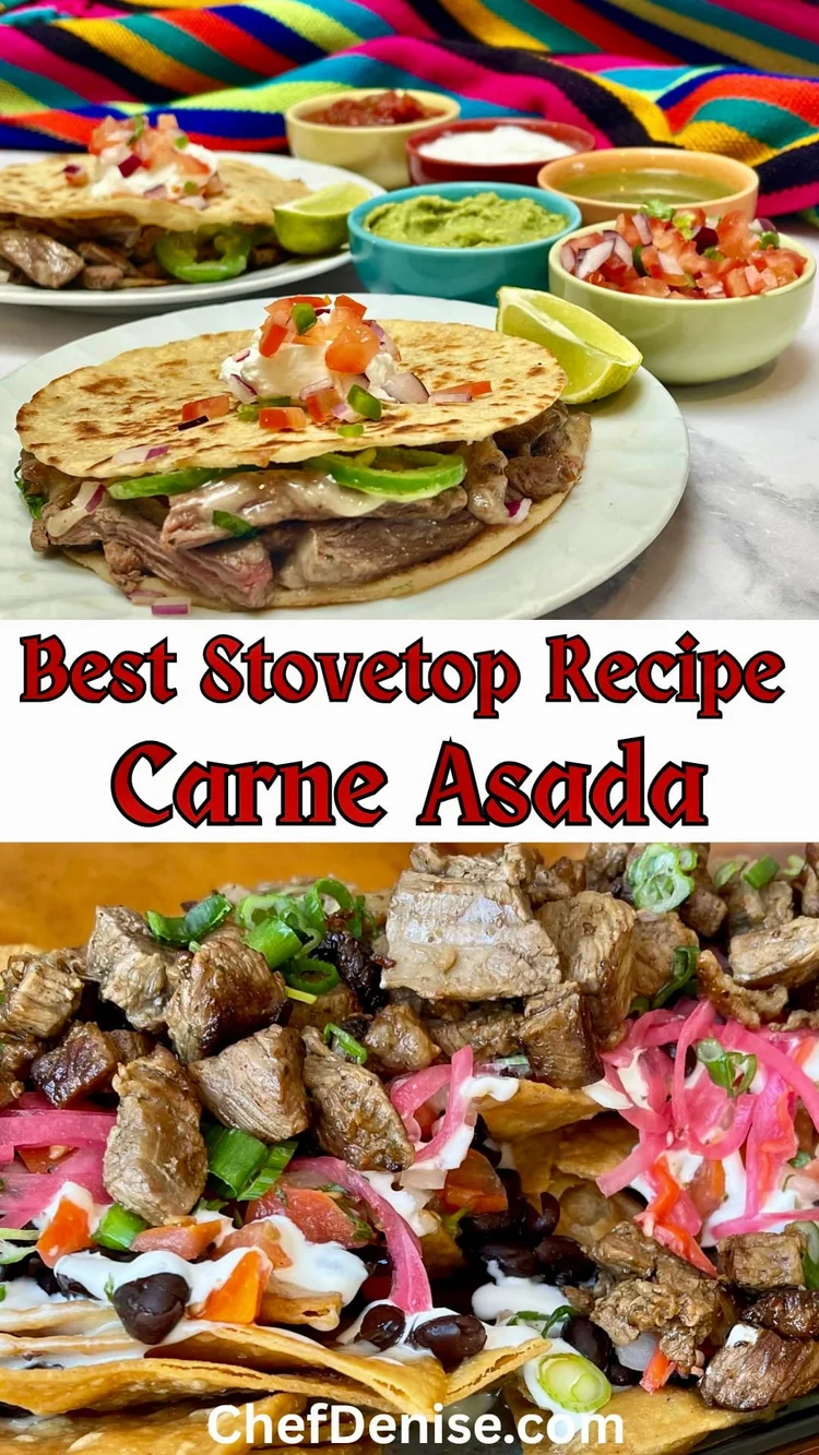 Stovetop Carne Asada Recipe: Just As Good As Grilled — Chef Denise