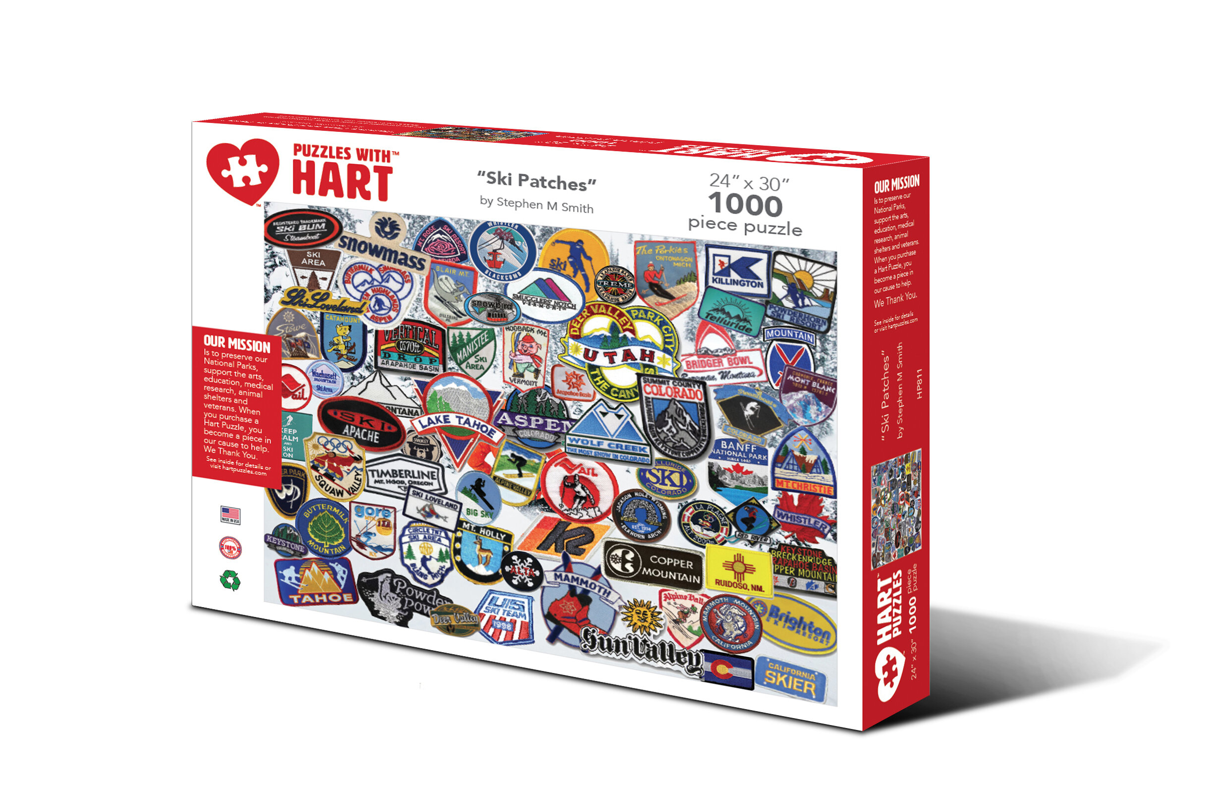 Retro And Cool Ski Patches By Stephen M Smith Hart Puzzles Retro And Cool Ski Patches By Stephen M Smith Hart Puzzles