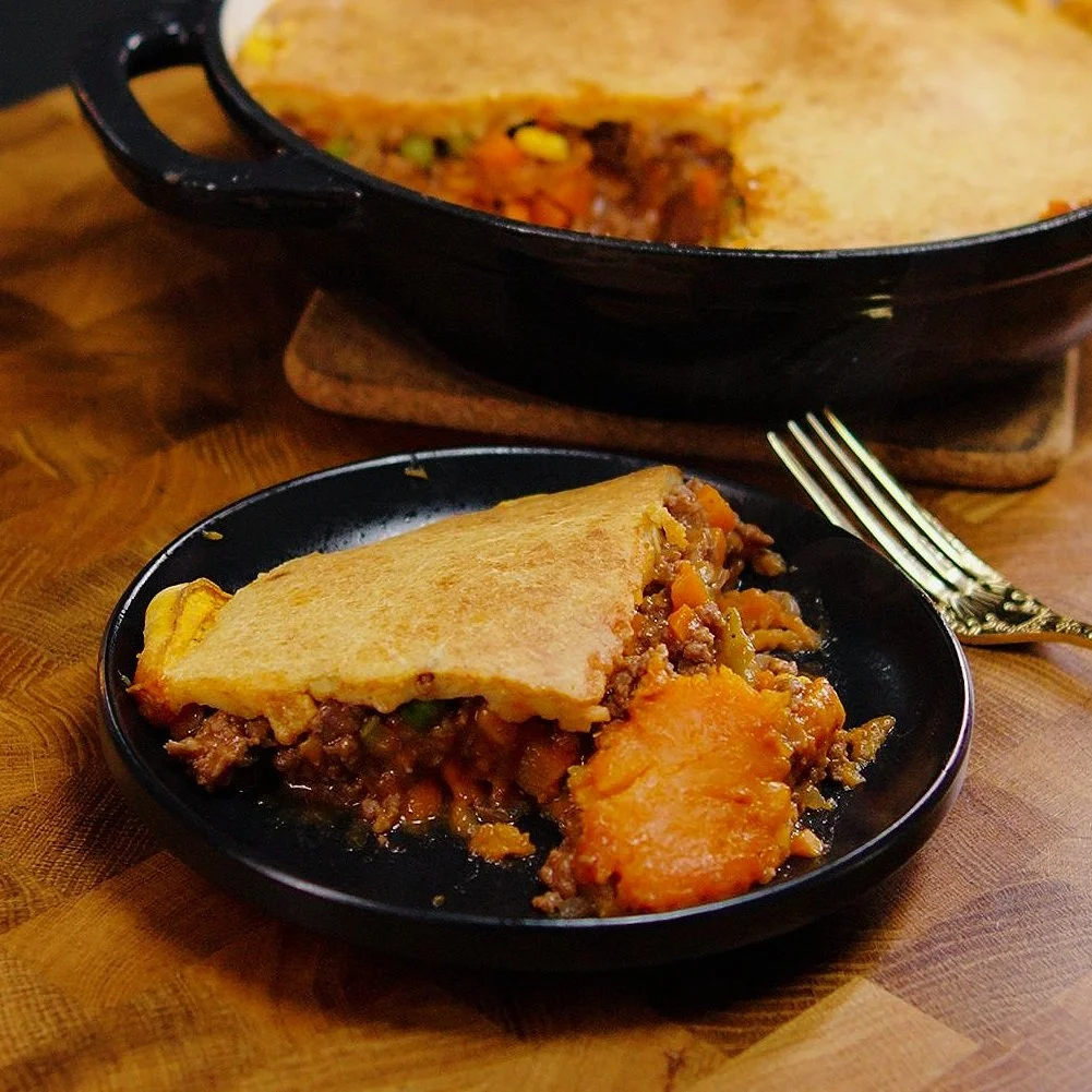 Sweet Potato & Beef Pie
