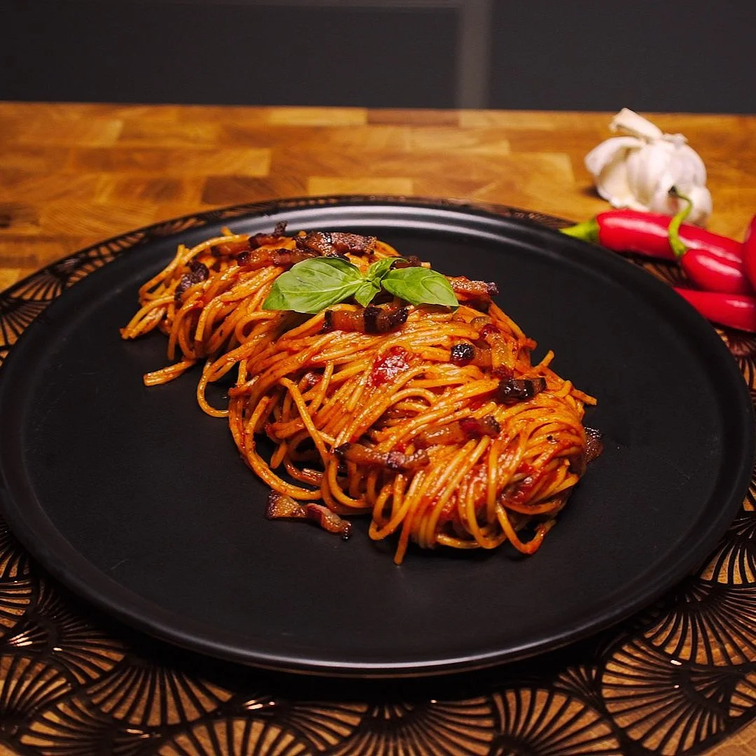 Spaghetti All’Assassina con Guanciale
