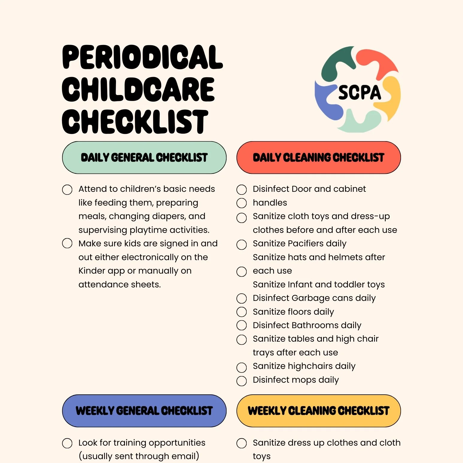 Childcare Resources | Somali Childcare Provider Association