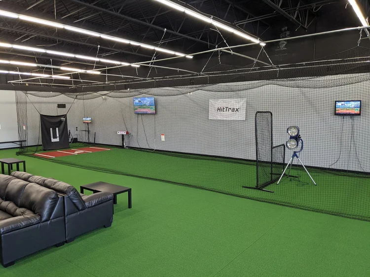 Bat Flip Baseball | HitTrax Batting Cages