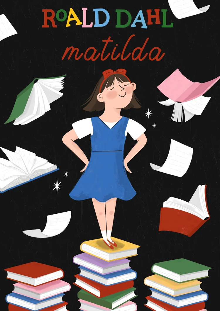 Matilda Book Cover — Lizzie Knott