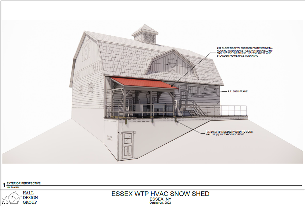 Wastewater Snow Shed — Town of Essex