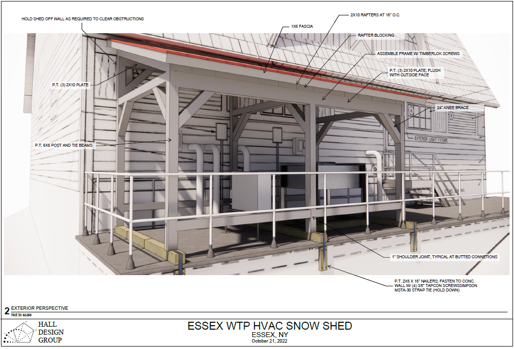 Wastewater Snow Shed — Town of Essex
