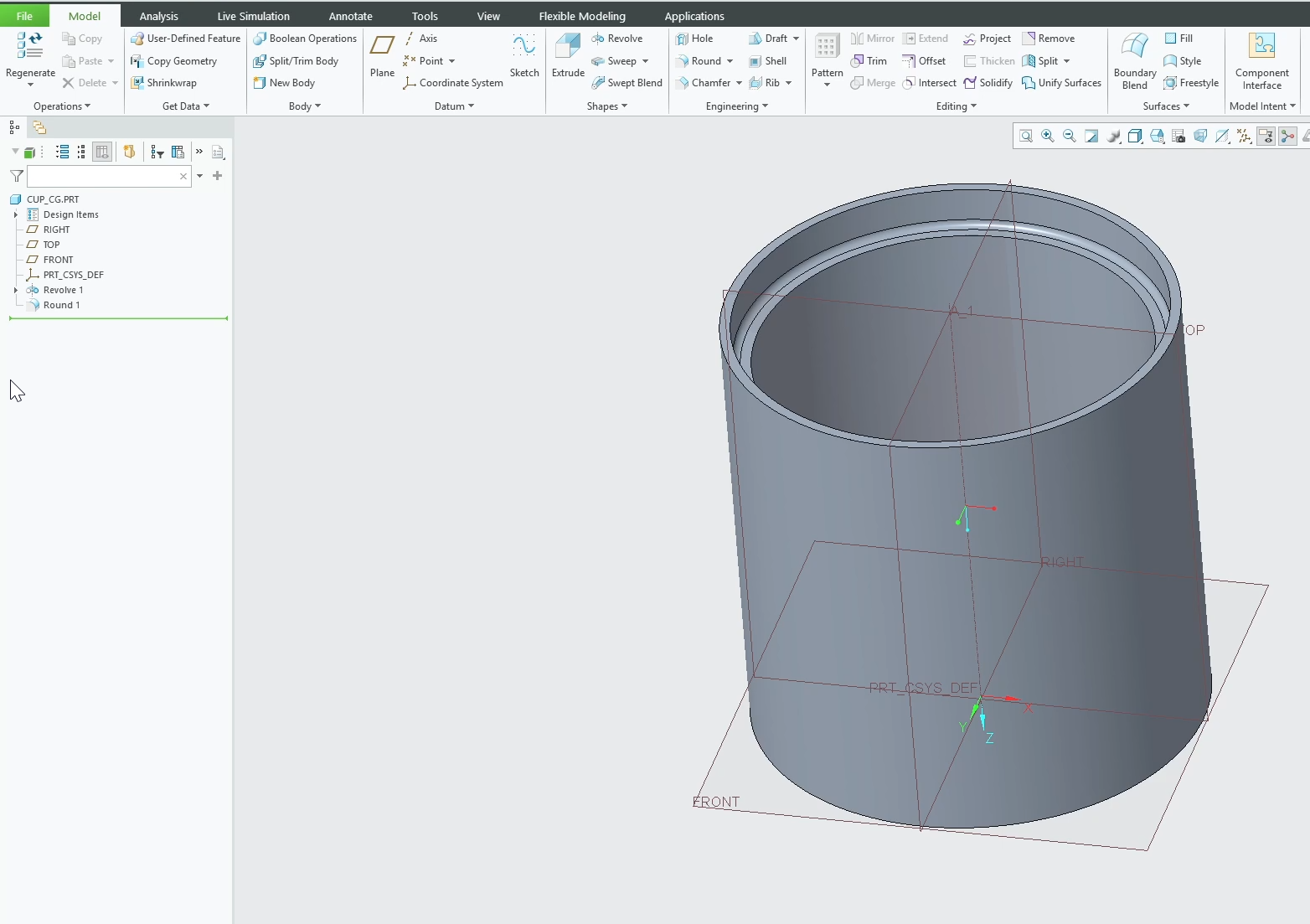How to Use Copy Geometry in Creo Parametric 10.0 | Top-Down Design ...