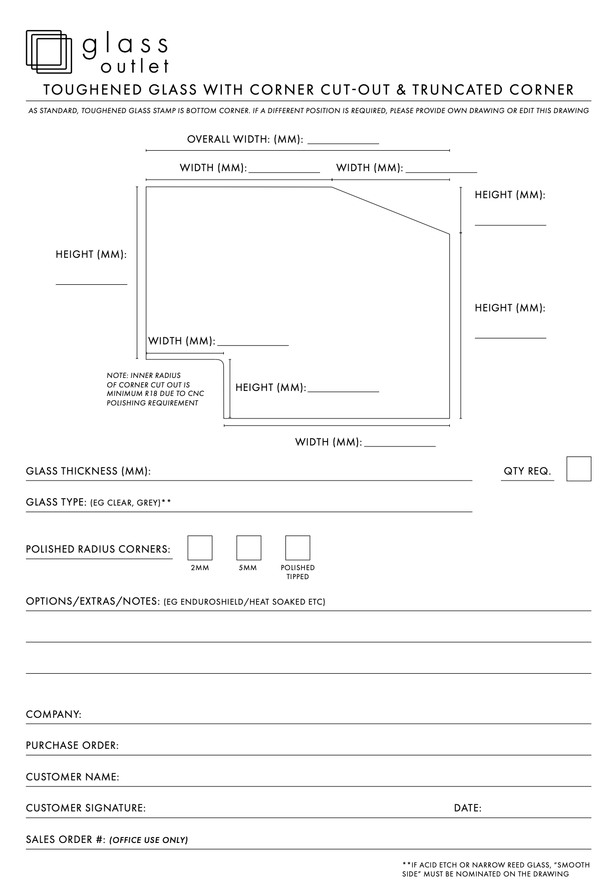 Glass Template DWGs — Glass Outlet