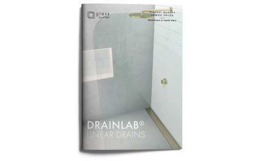 Sleek, High-Performance drainlab® Linear Drains — Glass Outlet