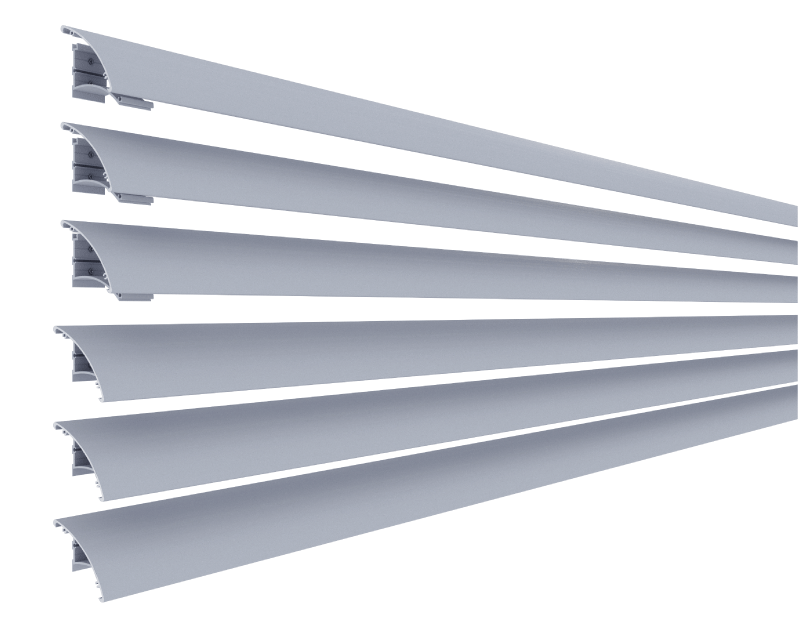 Stylish, Patented Fixed Blade Aluminium Louvre Systems — Glass Outlet