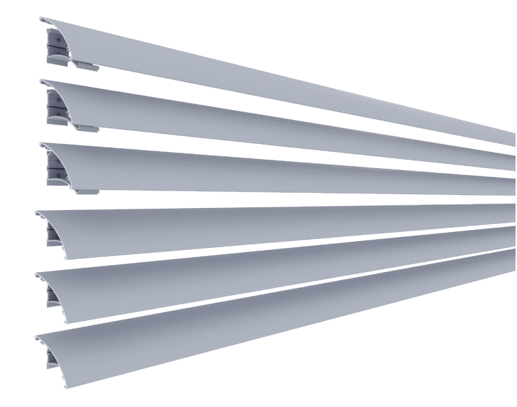 Stylish, Patented Fixed Blade Aluminium Louvre Systems — Glass Outlet