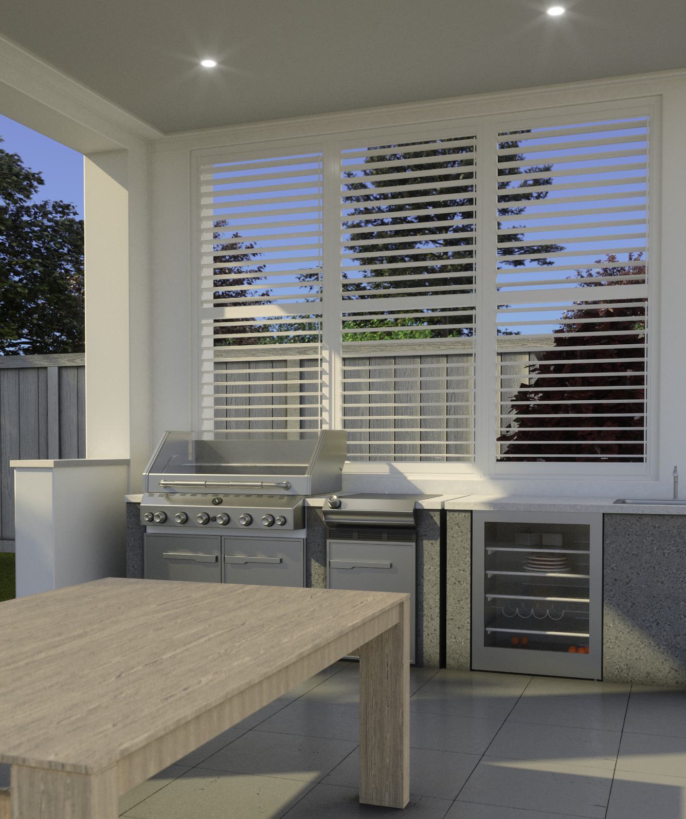 Nirvana Stylish Horizontal Aluminium Operable Shutters — Glass Outlet