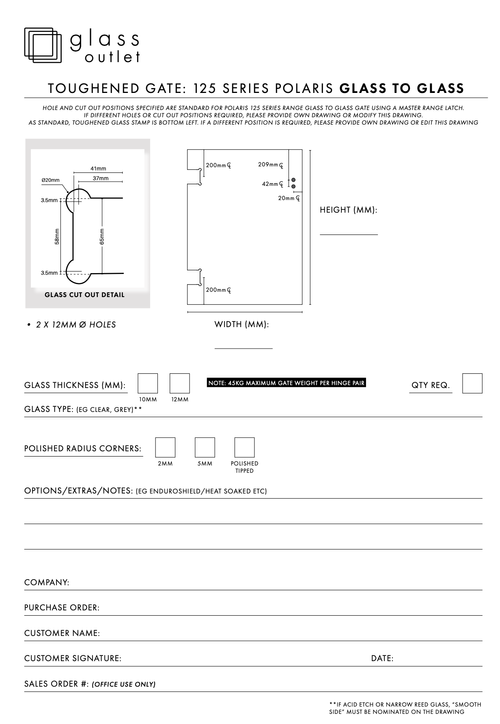 Glass Template DWGs — Glass Outlet