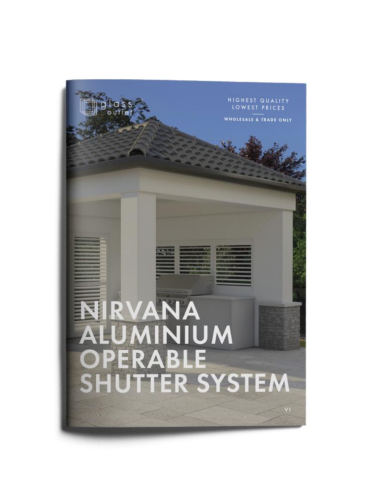 Nirvana Stylish Horizontal Aluminium Operable Shutters — Glass Outlet