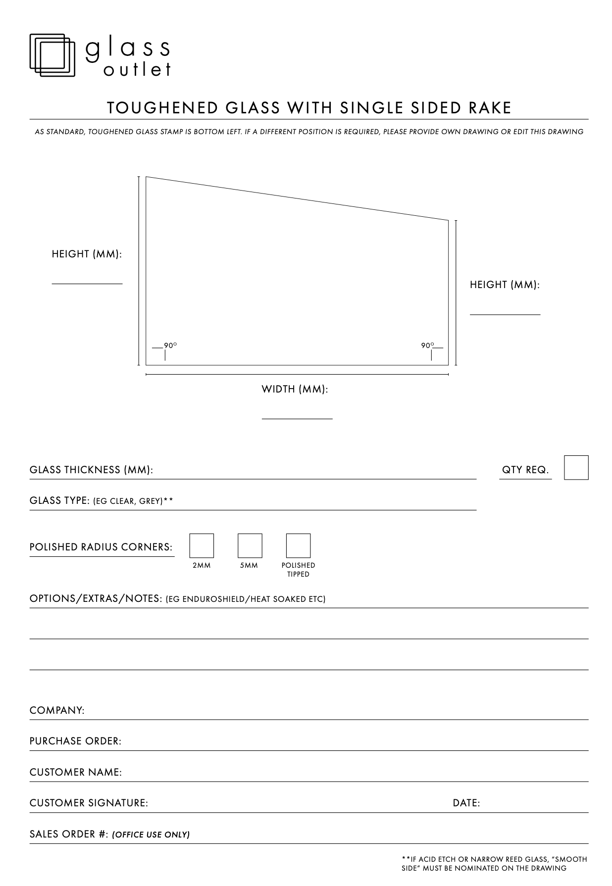 Glass Template DWGs — Glass Outlet