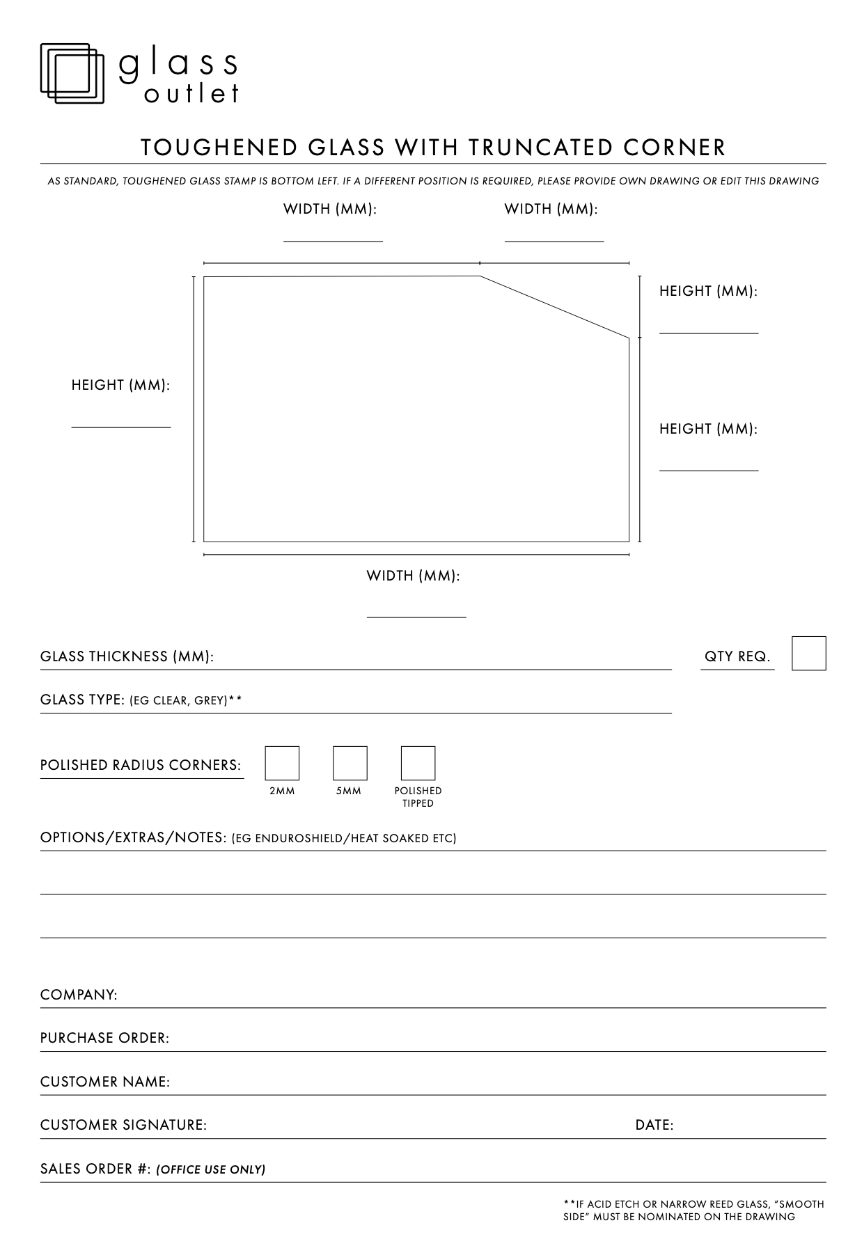 Glass Template DWGs — Glass Outlet