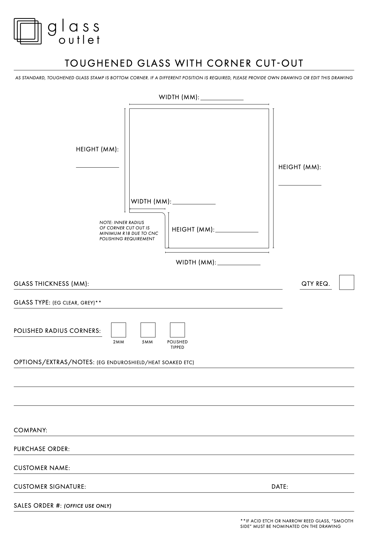 Glass Template DWGs — Glass Outlet