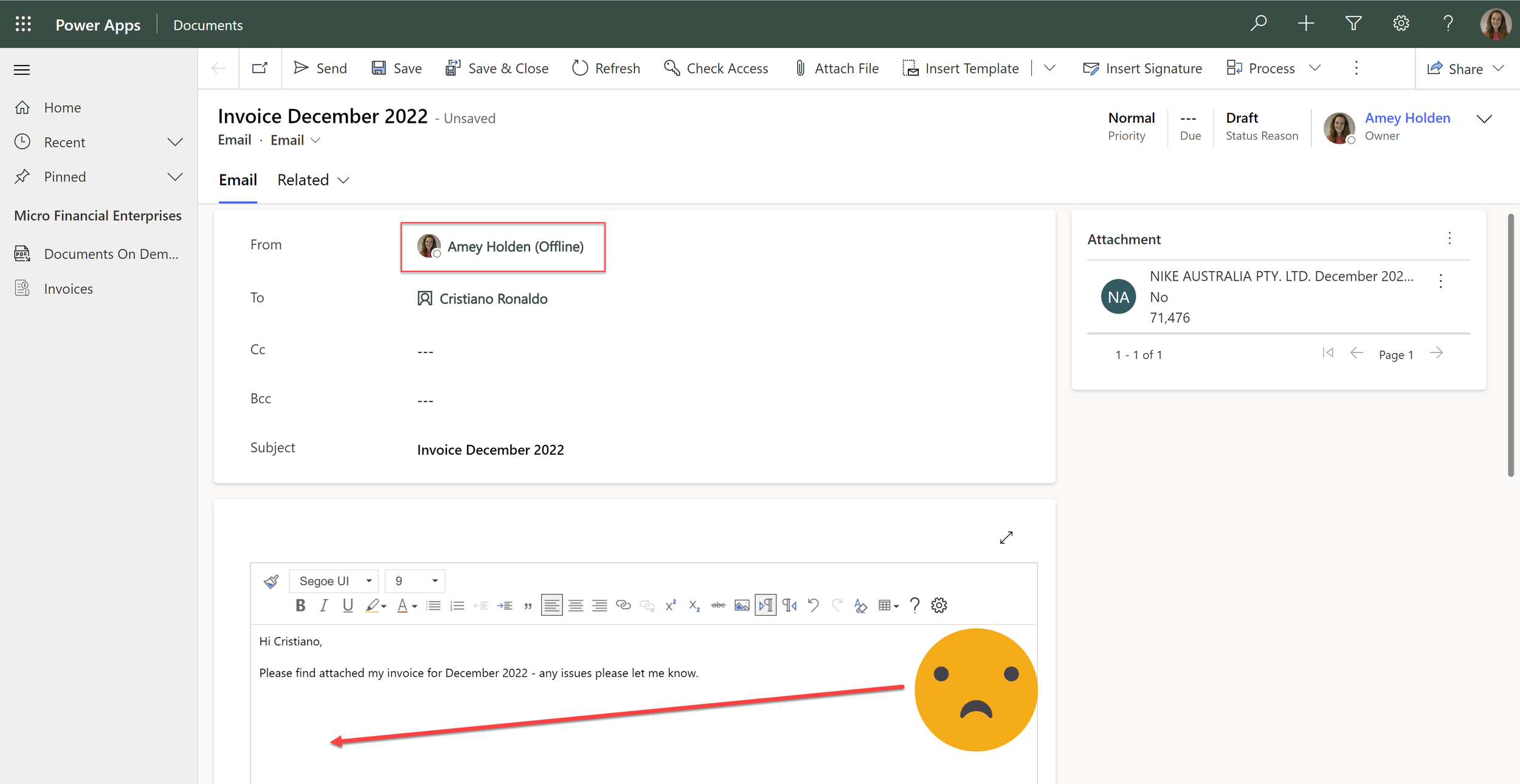 Automatically populate the Dataverse email signature using Power ...